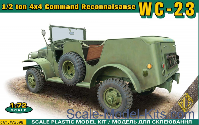WC-23 1/2 ton 4x4 command reconnaissance vehicle-Ace plastic scale ...
