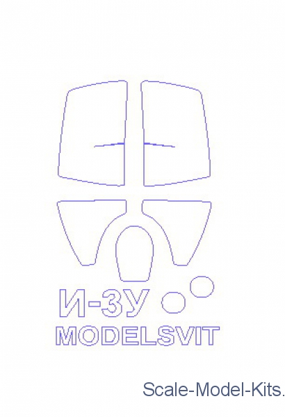 KV Models - Mask for I-3U (ModelSvit) - plastic scale model kit in 1:72 ...