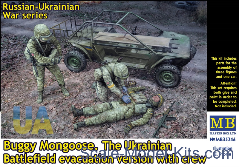 Buggy Mongoose. Ukrainian evacuation vehicle with crew-Master Box ...