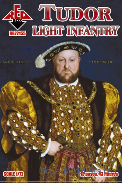 Tudor Light Infantry-Red Box plastic scale model kit in 1:72 scale (red ...