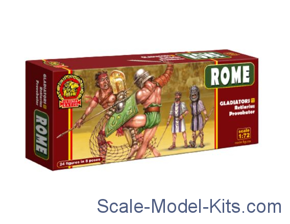 Ultima Ratio - Rome Gladiators Retiarius Provocateur - plastic scale ...